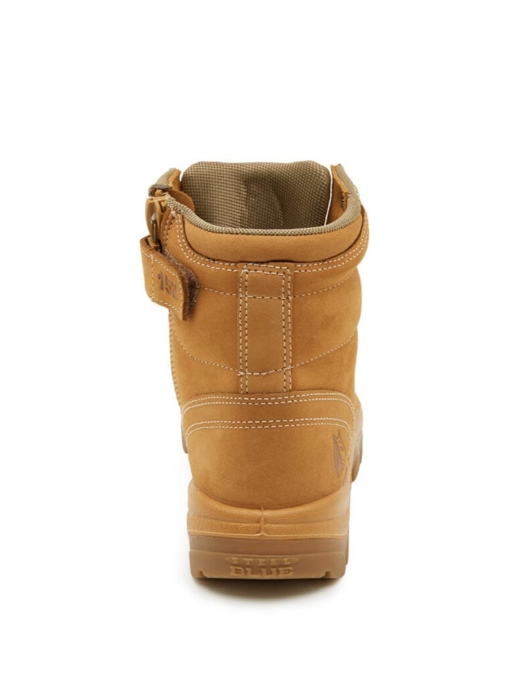 Steel Blue 152 Argyle Lace Up Boot with Zip and Bump Cap